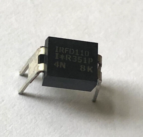2PCS IRFD110 TRANSISTOR MOSFET N-Channel 100V 1A 1.3W 4-DIP £1.56 ...