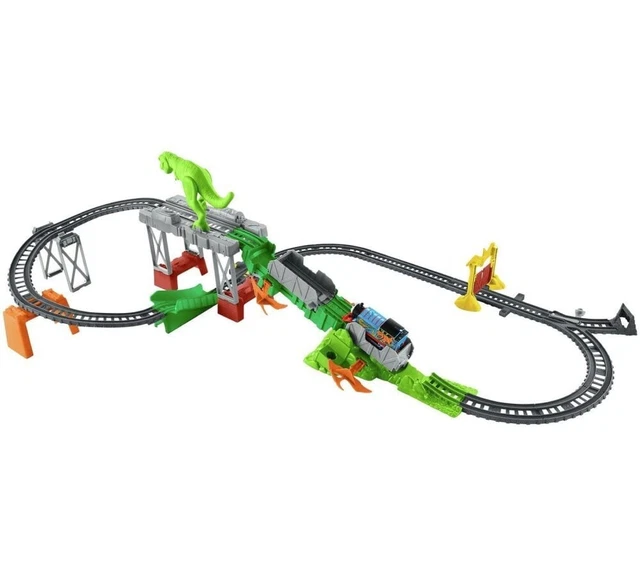 THOMAS & FRIENDS Trackmaster Dino Escape Set Motorised Train Track ...