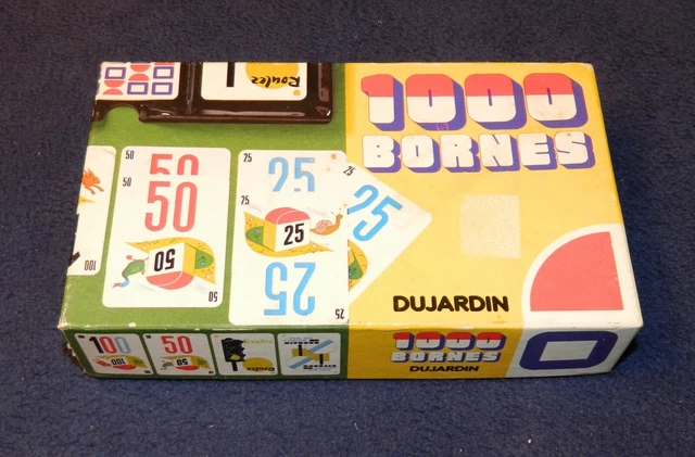 MILLE BORNES 1000 bornes- milestones card game 1960s French language ...