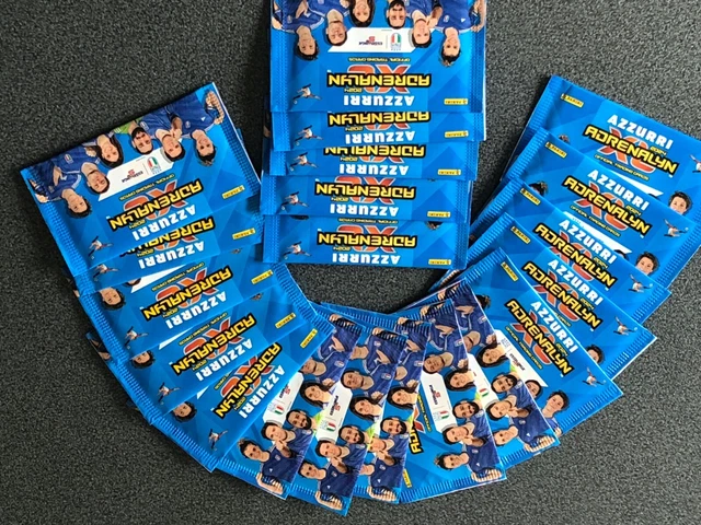 20 BUSTINE AZZURRI 2024 Adrenalyn Panini figurine Esselunga official ...