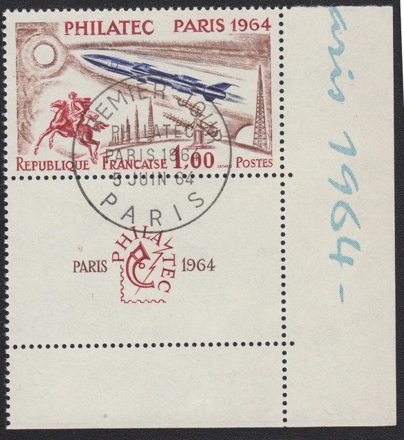 TIMBRE OBLITÉRÉ PREMIER JOUR Philatec Paris 5/6/1964 n°1422 Y&T EUR 16,15 - PicClick FR