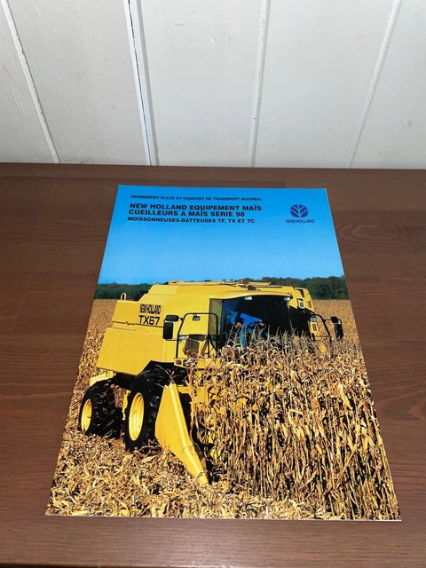 BROCHURE PROSPEKT PROSPECTUS EQUIPEMENT MAIS MOISSONNEUSE BATTEUSE TX68 tracteur EUR 6,99 ...