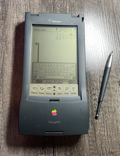 APPLE NEWTON MESSAGEPAD 110 PDA H0059 vintage funzionante con penna ...