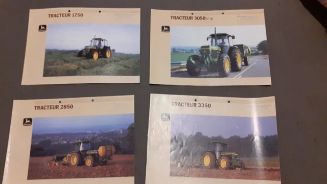 LOT DE 4 prospectus tracteurs john deere EUR 5,00 - PicClick FR
