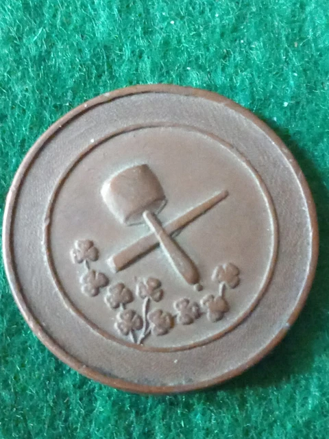 IRISH MASONIC TOKEN. "To Every Man His Wages" £17.20 - PicClick UK