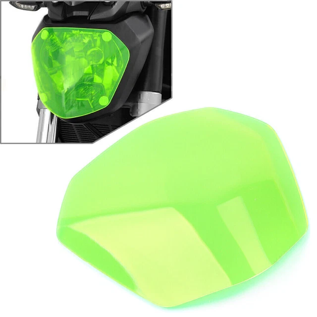 GREEN FRONT HEADLIGHT Guard Shield Screen Lens Cover For Yamaha MT-07 ...