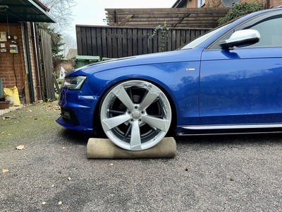 GENUINE SILVER AUDI Rotor Alloy Wheels. 5x112, 20” Concave. RS4/RS5. £ ...