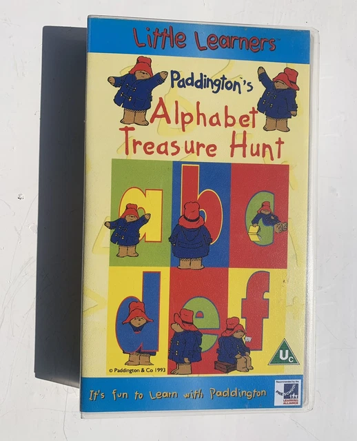 PADDINGTON’S ALPHABET TREASURE Hunt Paddingtons Little Learners VHS ...