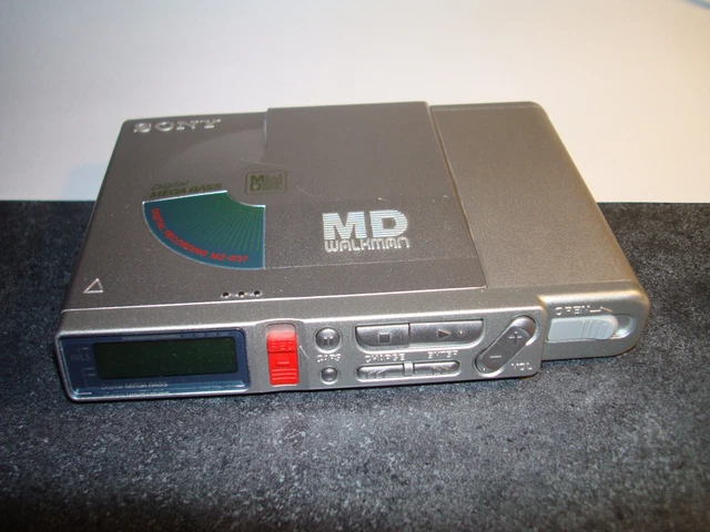 VINTAGE SONY MD Walkman Portable Minidisc Player/Recorder Mega Bass Mz ...