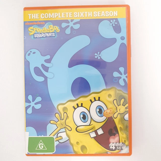SPONGEBOB SQUAREPANTS SEASON 6 DVD Region 4 PAL Free Postage $12.71 ...