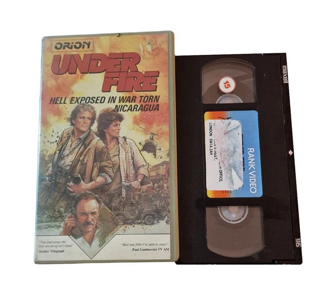 UNDER FIRE (VHS, 1983) Orion Small Box - Rental Tape VHS £6.00 ...