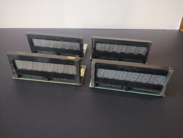 4PC BALLY 6 digit, 7 segment panaplex Pinball displays (lot II) £52.72 ...