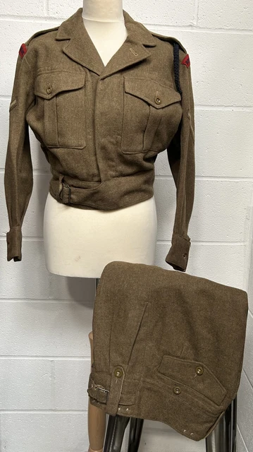 BRITISH ARMY ROYAL Engineers 1949 Pattern Battledress Uniform, Blouse ...