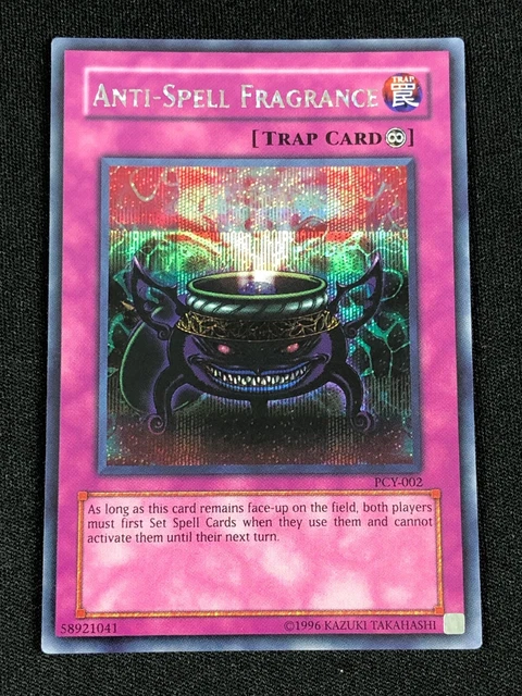 YUGIOH ANTI-SPELL FRAGRANCE Pcy-002 Secret (Nm) $27.57 - PicClick CA
