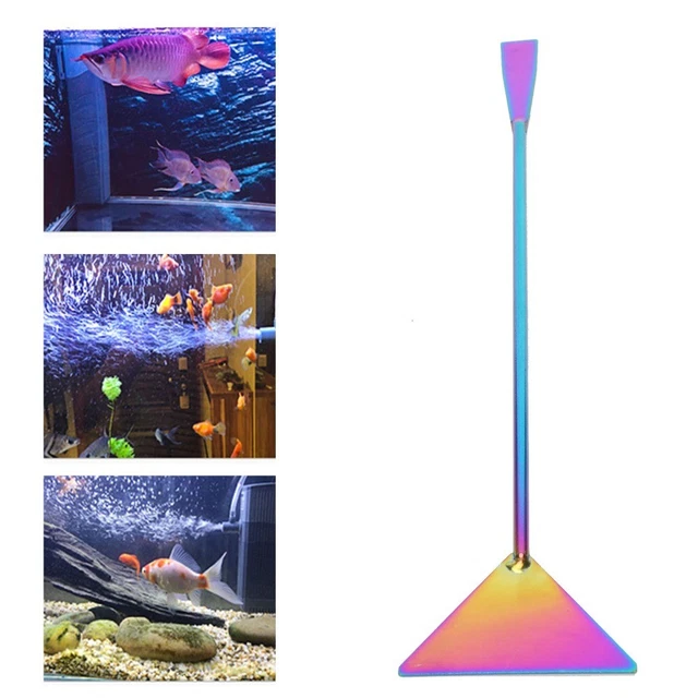 STAINLESS STEEL AQUARIUM Spatula 32cm Aquarium Scraper Fish Tank $14.72 ...