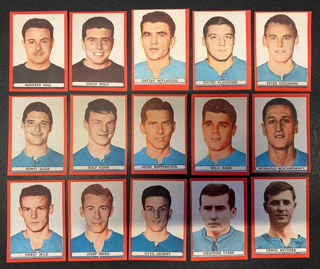 SICKER - FUSSBALL Album Bundesliga 1963/64 - Karlsruher SC - komplett ...