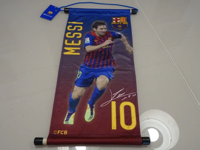 BANDERA MEDIANA LEO messi fc barcelona argentina champions mundial psg ...