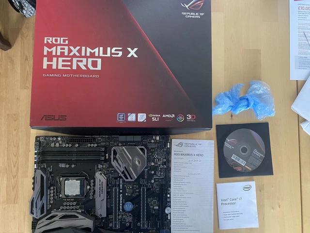 ASUS ROG MAXIMUS X HERO Z370 LGA 1151 Gaming Motherboard With Intel i7 ...