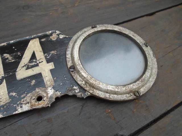 TRIUMPH PRE WAR Vintage Veteran Front Number Plate Ricardo Model H Sd ...