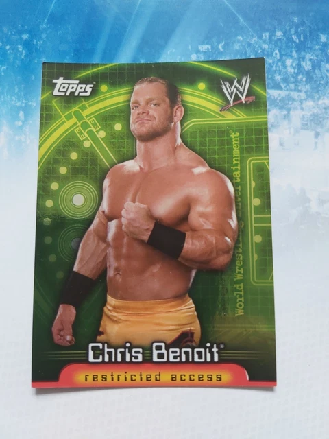 WWE WRESTLING CARD CHRIS BENOIT Topps ACCESSO LIMITATO 46 EUR 1,17 ...
