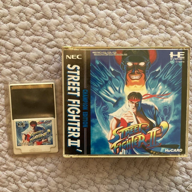STREET FIGHTER II' 2 Dash champion edition NEC PC-Engine Hu-Card CAPCOM ...