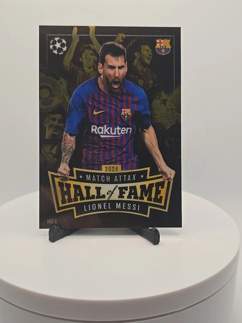 TOPPS MATCH ATTAX 2025 Lionel Messi Hall of Fame Chrome Card #HOF 4 £25 ...