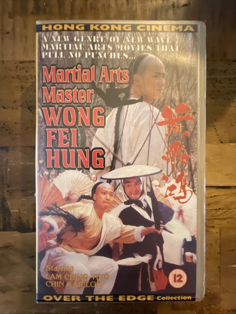 MARTIAL ARTS MASTER Wong Fei Hung - Vhs Video Cassette Tape $15.95 ...