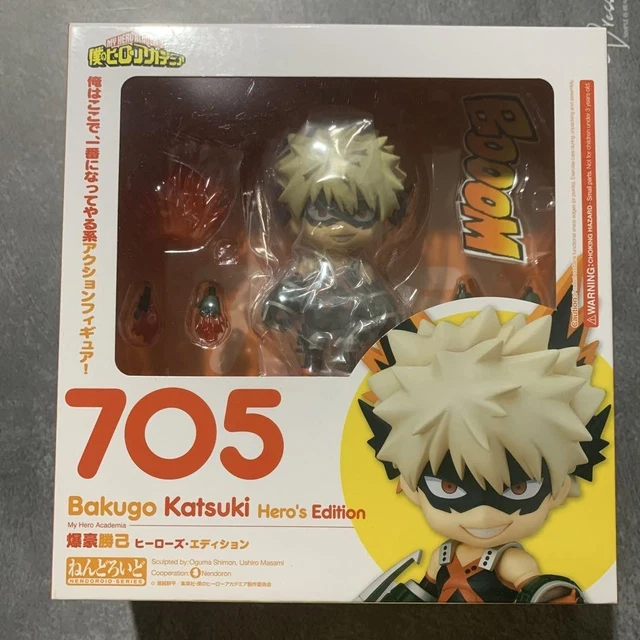 FIGURINE NENDOROID MY Hero Academia Katsuki Bakugo Hero Edition n°705 ...