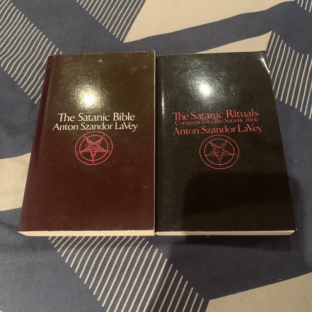 THE SATANIC BIBLE And The Satanic Rituals Anton Szandon LaVey Books ...