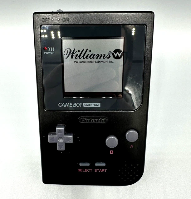 NINTENDO GAME BOY Pocket Lite MGB-001 BLACK with CUSTOM BACK LIGHT ...