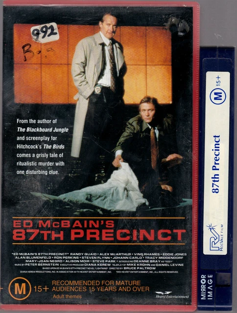 RARE VHS VIDEO Tape ED McBAIN'S 87TH PRECINCT Big Box Ex Rental $40.00 ...