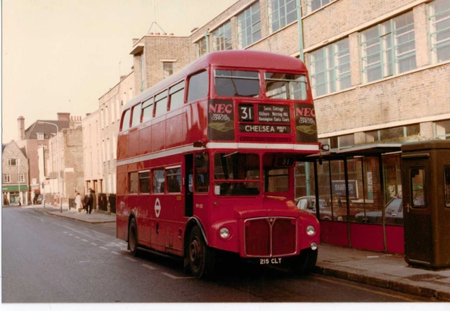 LONDON BUS PHOTO - RM1215 (X) route 31 £0.60 - PicClick UK