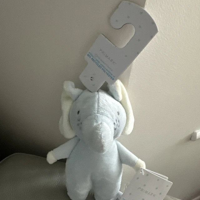 PRIMARK BLUE ELEPHANT Soft Toy brand new 7” tall approx £9.93 - PicClick UK