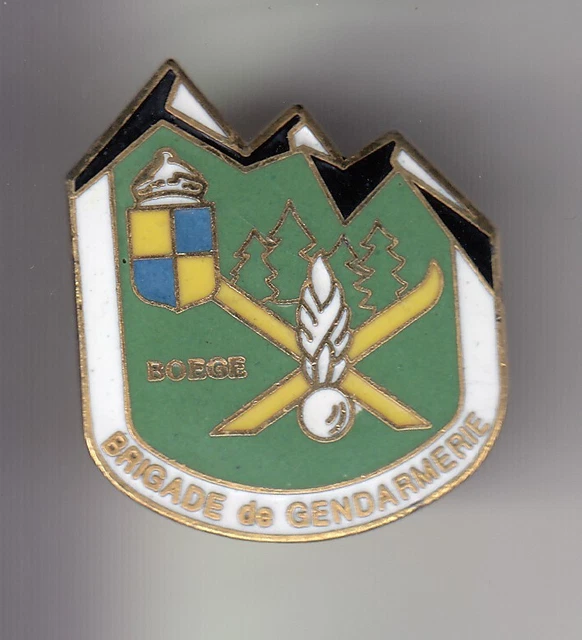 Rare Pins Pins Gendarmerie Nationale Montagne Ski Skiing Boege