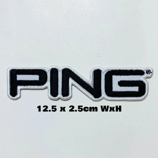 PATCH PING GOLF Embroidered Badge Iron on / Sew on Bags Jeans Jacket ...