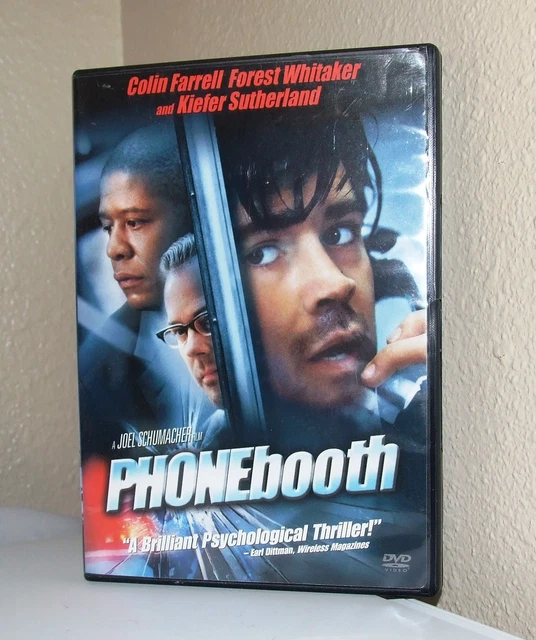 PHONE BOOTH DVD Movie - W/S and F/S 2003 Colin Farrell, Forest Whitaker ...