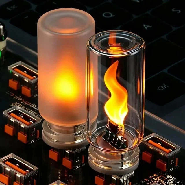 5V USB USB LED Light Glass LED Filament Bulb Night Light Home Decoration £5.65 - PicClick UK