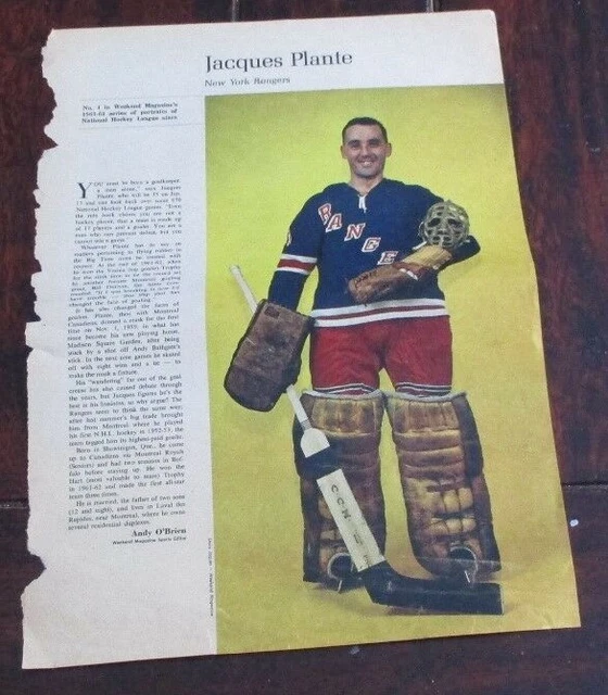 JACQUES PLANTE NO. 4 issue Weekend Magazine Photos 1963 -1964 Toronto ...