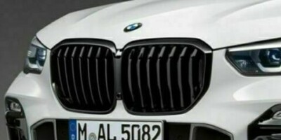 BMW GENUINE G06 X6 Shadowline Gloss Black Front Kidney Grille NEW OE ...