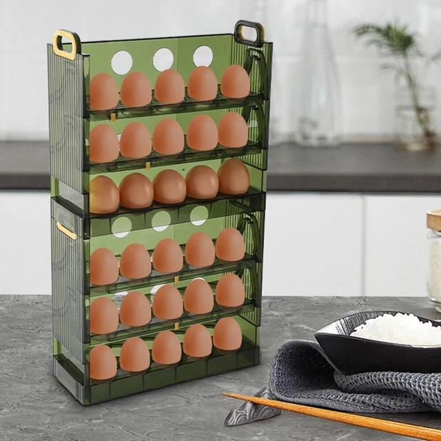 RACK KITCHEN STORAGE Preservation Box Egg Tray Egg Storage Egg Box ...
