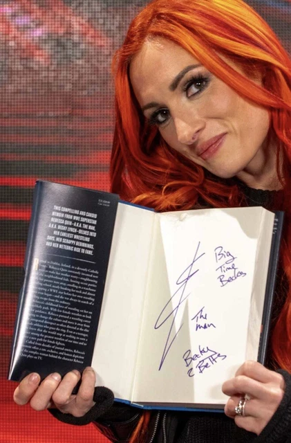 BECKY LYNCH : The Man : Not Your Average Girl • SIGNED BOOKPLATE • AUTOGRAPHED $129.44 - PicClick CA