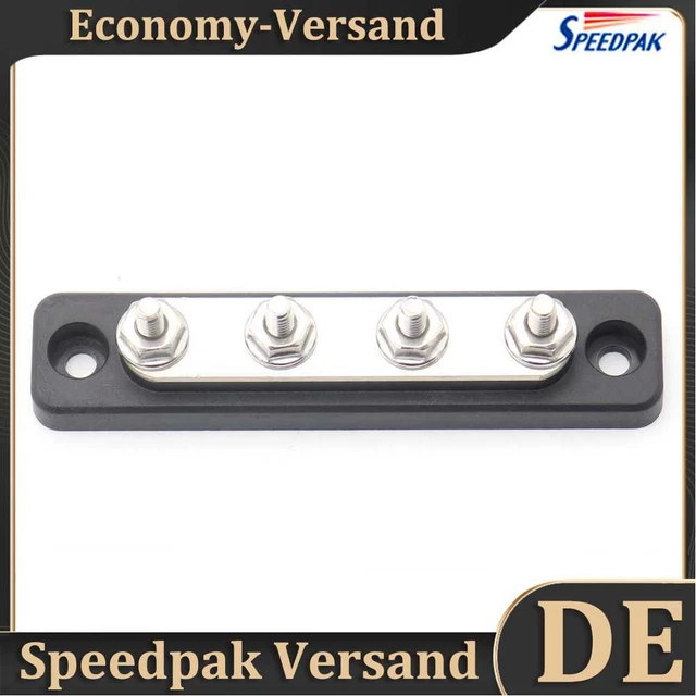 BUS BAR 48V 100 Amp Busbar con Copertura Trasparente per Camion Boat ... BUS BAR 48V 100 Amp Busbar con Copertura Trasparente per Camion Boat ...