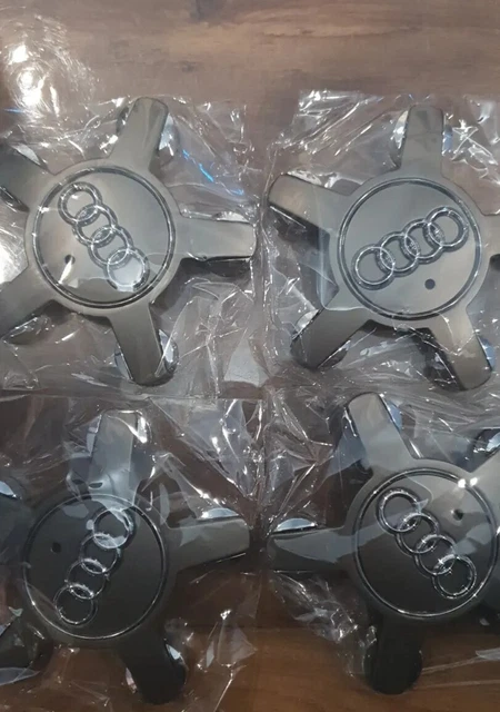 CENTRE DE ROUE Cache Moyeu Audi A3 A4 A5 A6 A7 A8 Tt 135Mm Gris Ref ...