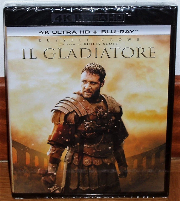 EL GLADIATEUR (GLADIATOR) 4K UHD + Blu-Ray Neuf Scellé Action Drama EUR 41,96 - PicClick FR