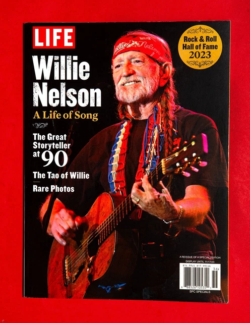LIFE MAGAZINE 2024 Willie Nelson Rare Photos Rock & Roll Hall of Fame £ ...