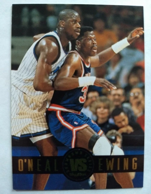 SHAQUILLE O'NEAL, PATRICK Ewing, Showdown Series, 1993-94 Skybox #Ss2 ...