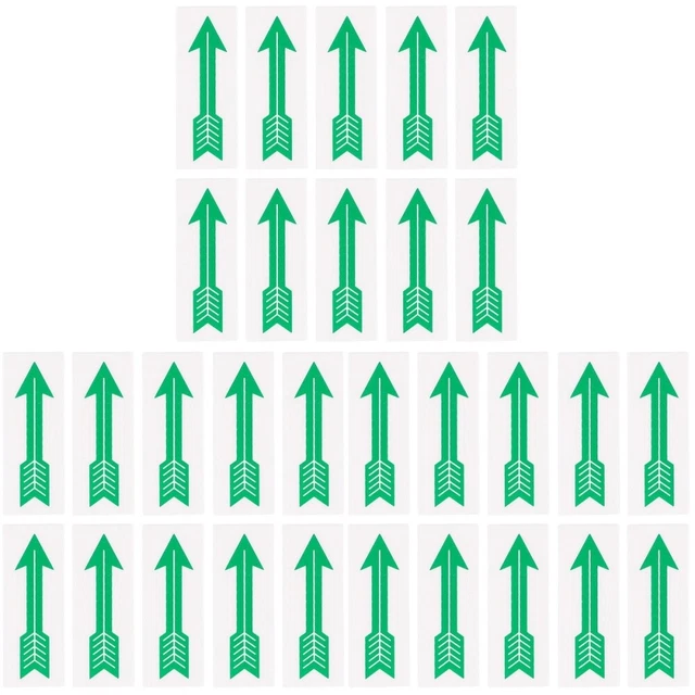 3 COUNT SIGNES Stickers Logo De La Flèche Indicateur Autocollant EUR 31 ...