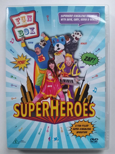 FUNBOX SUPERHEROES DVD ( Fun Box The Singing Kettle Super heroes ) £21. ...