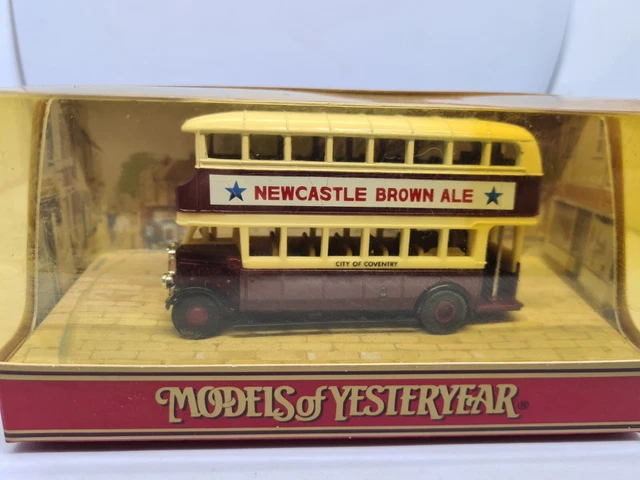 MATCHBOX MODEL OF Yesteryear Y5-C 1930 Leyland Titan TD1 Newcastle Ale ...