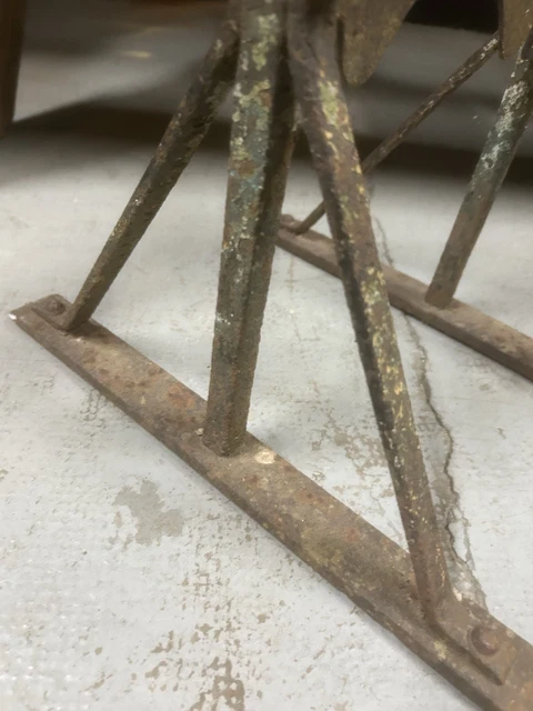 GRATTE PIED FER Forgé Ancien Château Maison de Maître Grattoir Outil ...